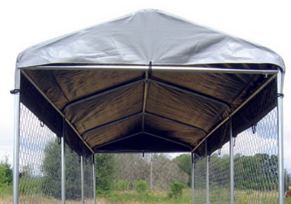 New Weatherguard Lucky Dog Kennel Cover 5' x 15' Dog AKC Enclosure ... New Weatherguard Lucky Dog Kennel Cover 5' x 15' Dog AKC Enclosure ...